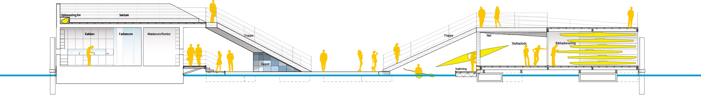 The Floating Kayak Club by FORCE4 ARCHITECTS - 谷德设计网