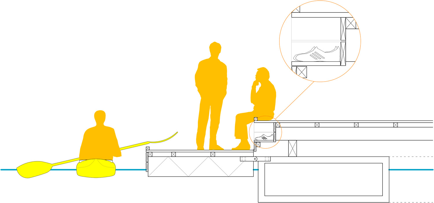 The Floating Kayak Club by FORCE4 ARCHITECTS - 谷德设计网