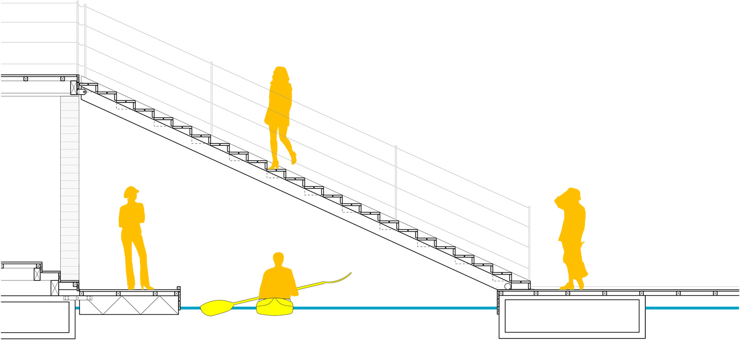 The Floating Kayak Club by FORCE4 ARCHITECTS - 谷德设计网