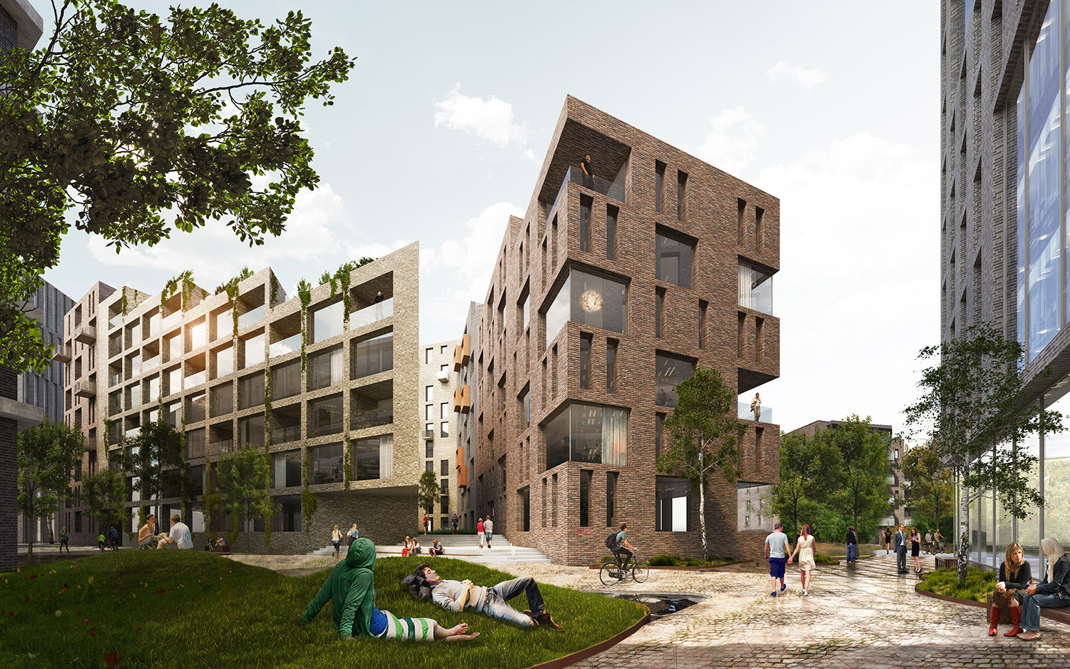 SHL wins competition for major new urban development in Oslo - 谷德设计网