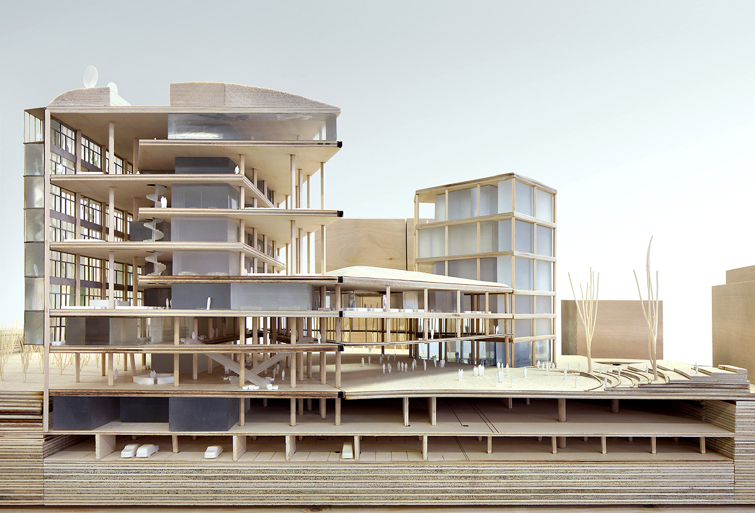 Media building for the VRT by Robbrecht en Daem architecten ...