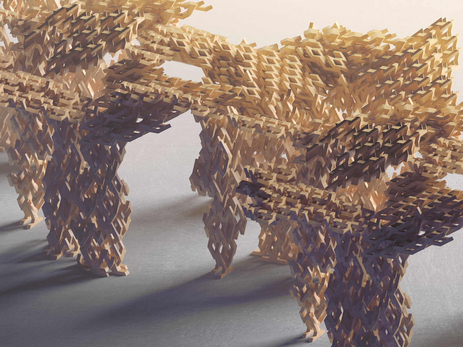 Blockhuk by Polyomino 3, Unviersity of Southern California - 谷德设计网