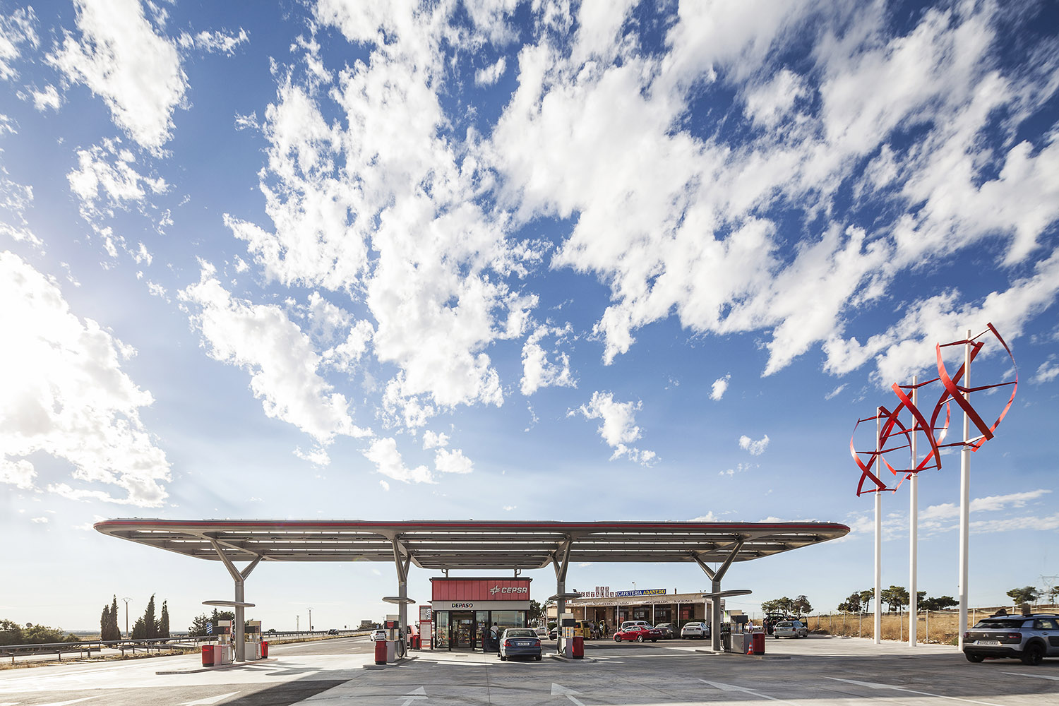 CEPSA, new Flagship Service Station,Adanero, Ávila, Spain - 谷德设计网