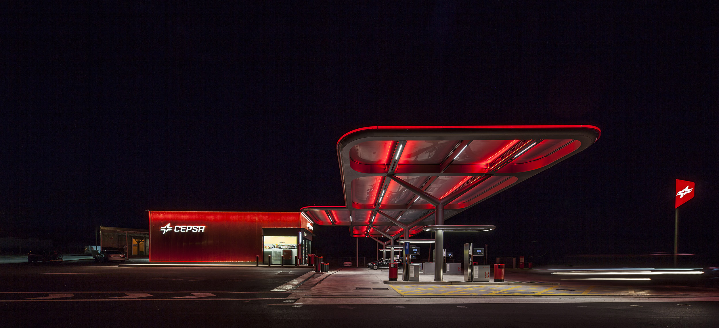 CEPSA, new Flagship Service Station,Adanero, Ávila, Spain - 谷德设计网