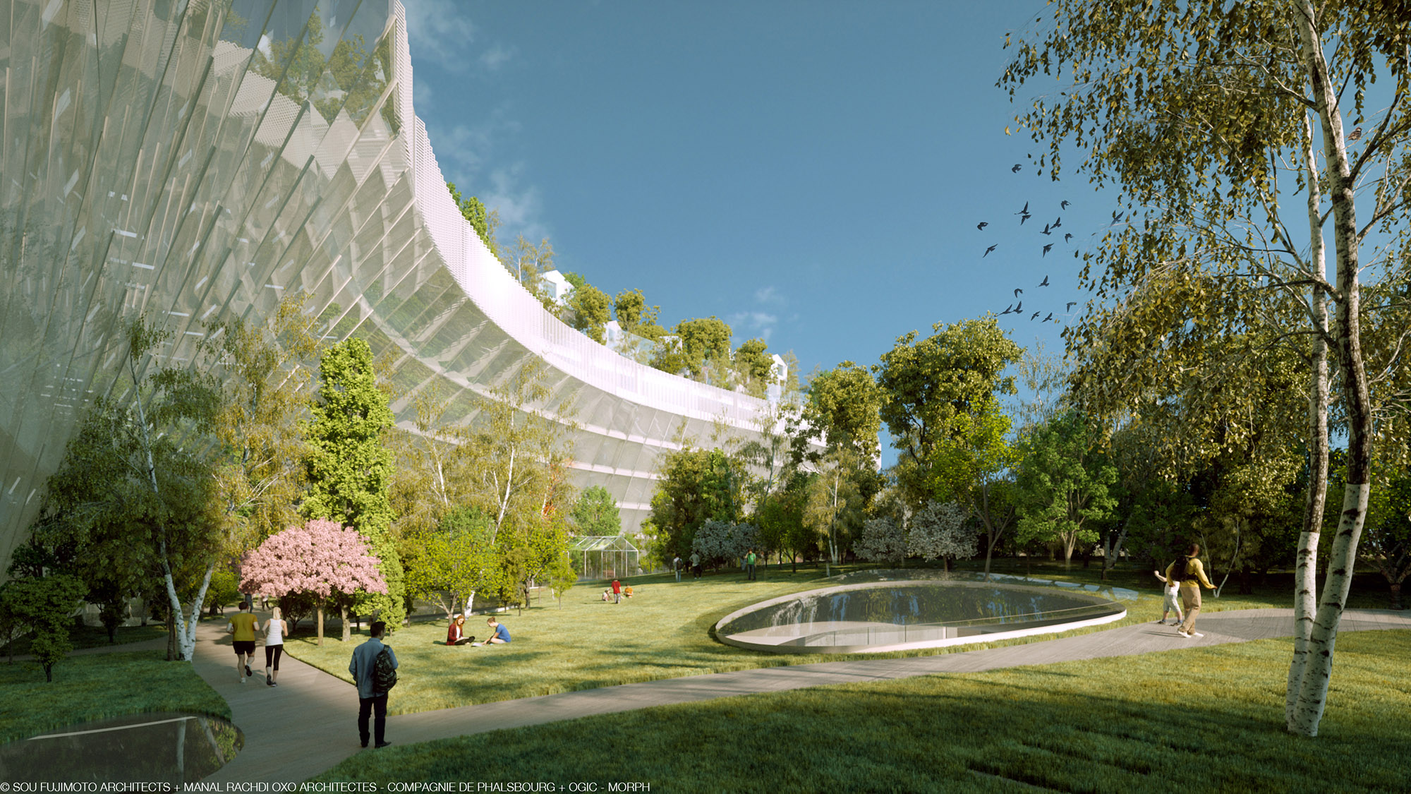 “Mille Arbres” (“Thousand Trees”) by architects Sou Fujimoto and Manal ...