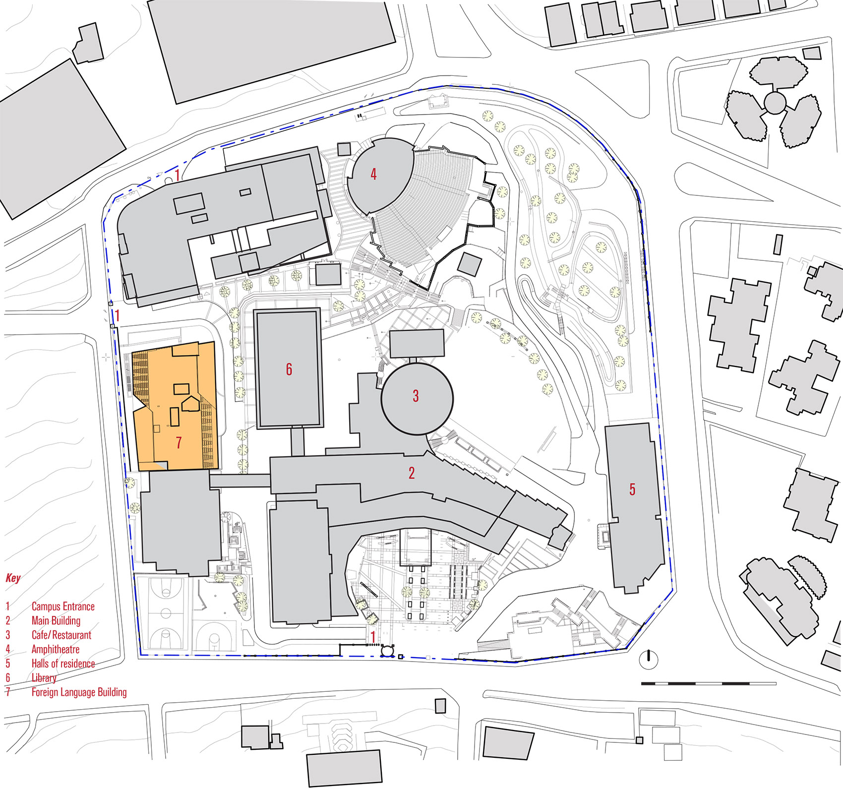 Foreign Language Building at Izmir University of Economics by AUDB - 谷德设计网