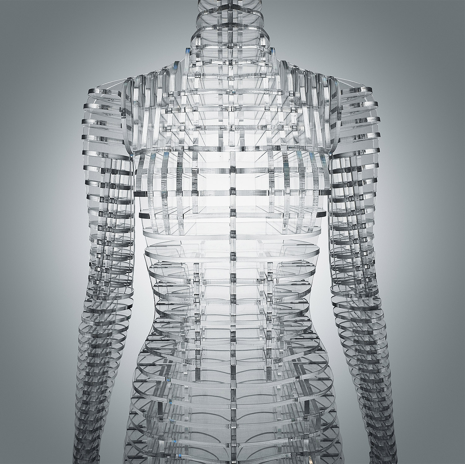 Transparent Body Installation for Miyake Issey by Tokujin Yoshioka - 谷德设计网