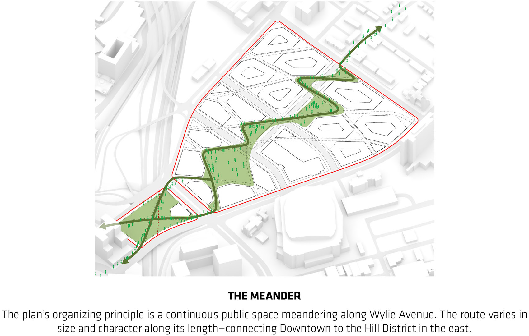 Pittsburgh Lower Hill Master Plan by BIG - 谷德设计网