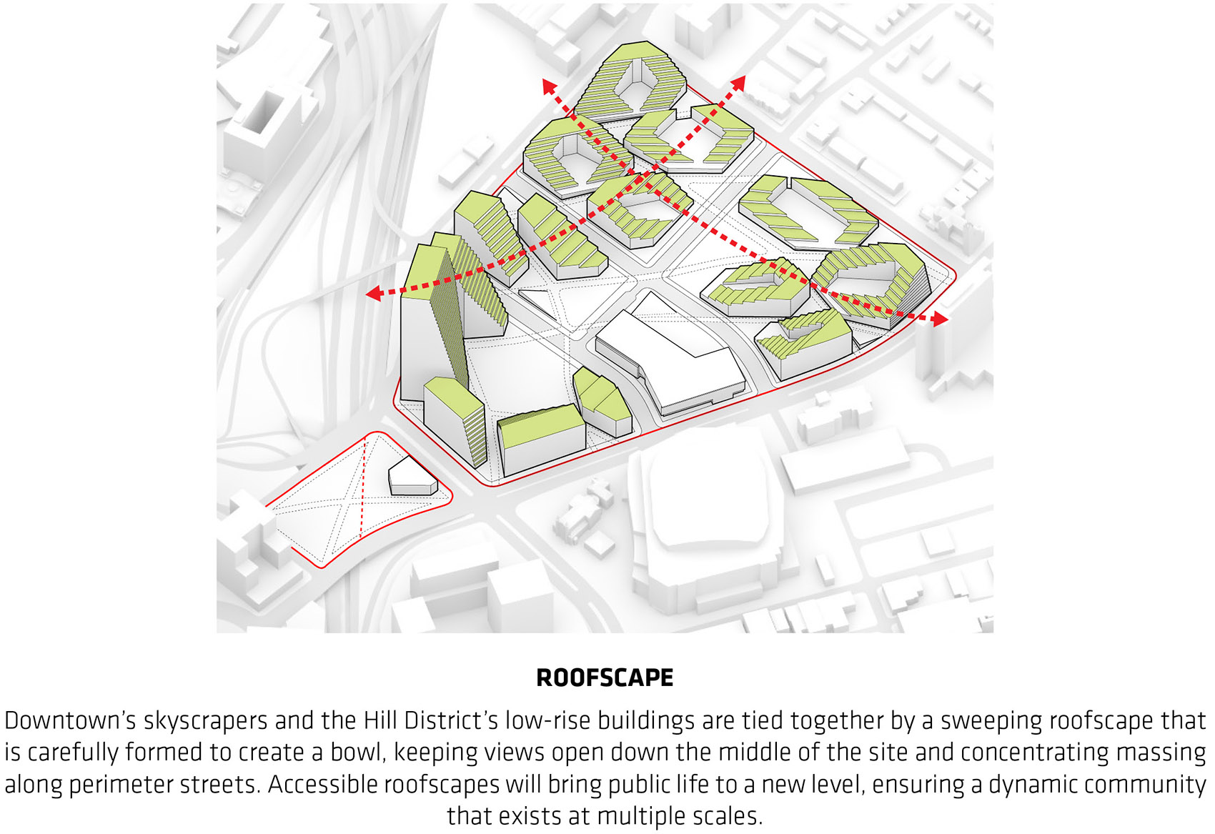 Pittsburgh Lower Hill Master Plan by BIG - 谷德设计网