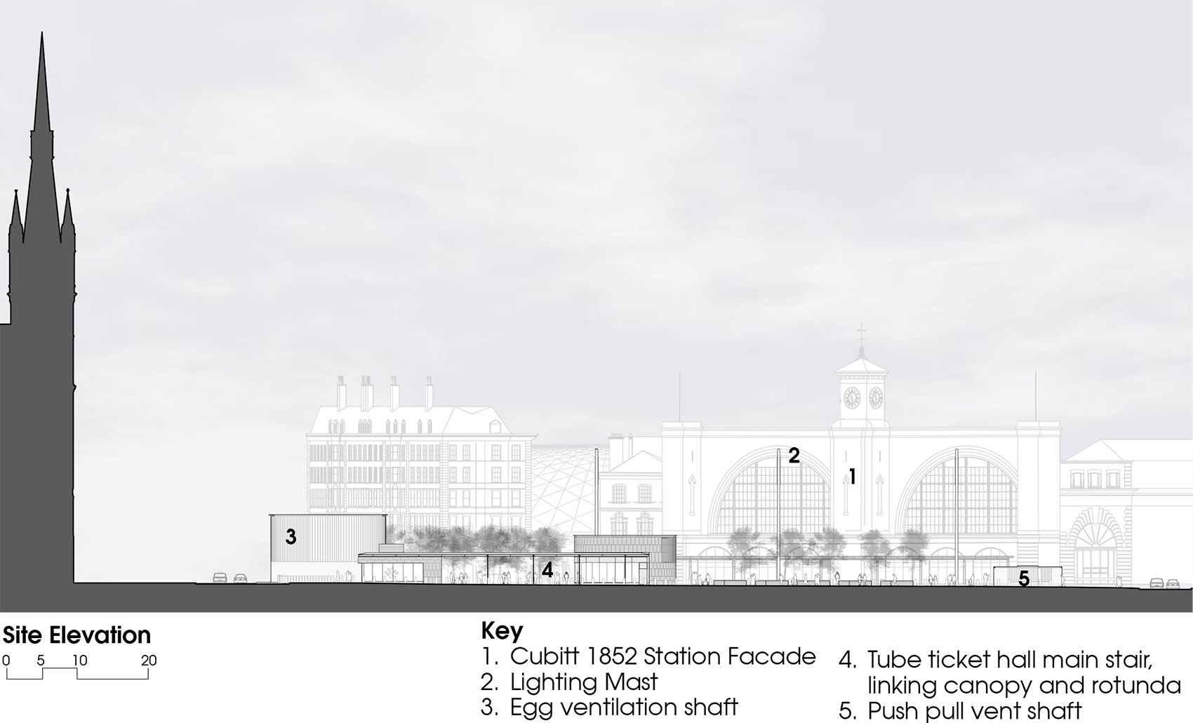 伦敦King’s Cross站前广场，英国 / King’s Cross Square by Stanton Williams - 谷德设计网