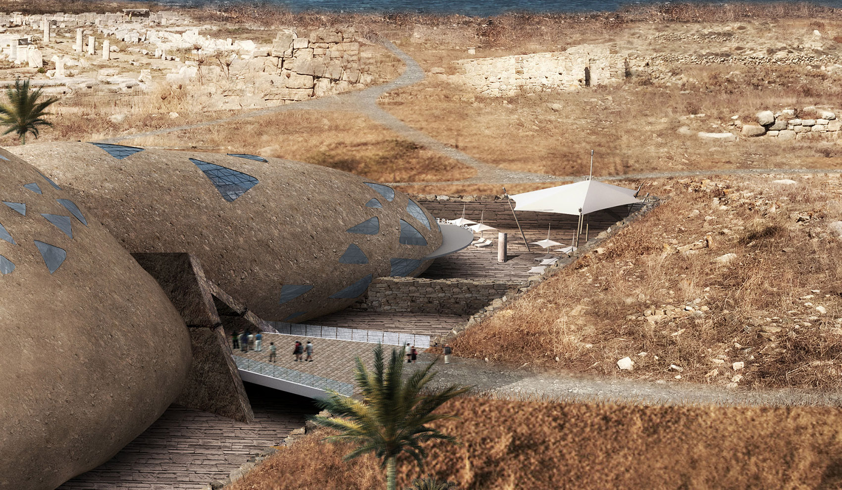 New visionary Delos Museum architecture concept self driven proposal by ...