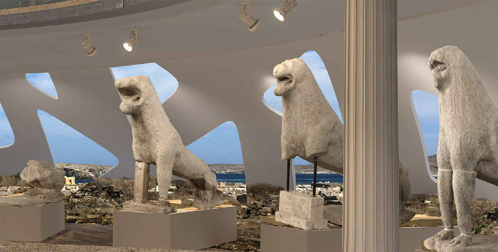 New visionary Delos Museum architecture concept self driven proposal by ...