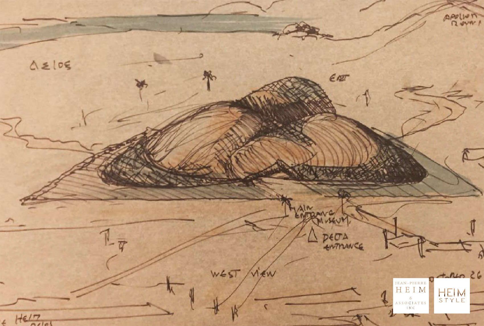 New visionary Delos Museum architecture concept self driven proposal by ...