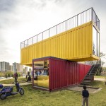 Container Stack Pavilion by People’s Architecture Office - 谷德设计网