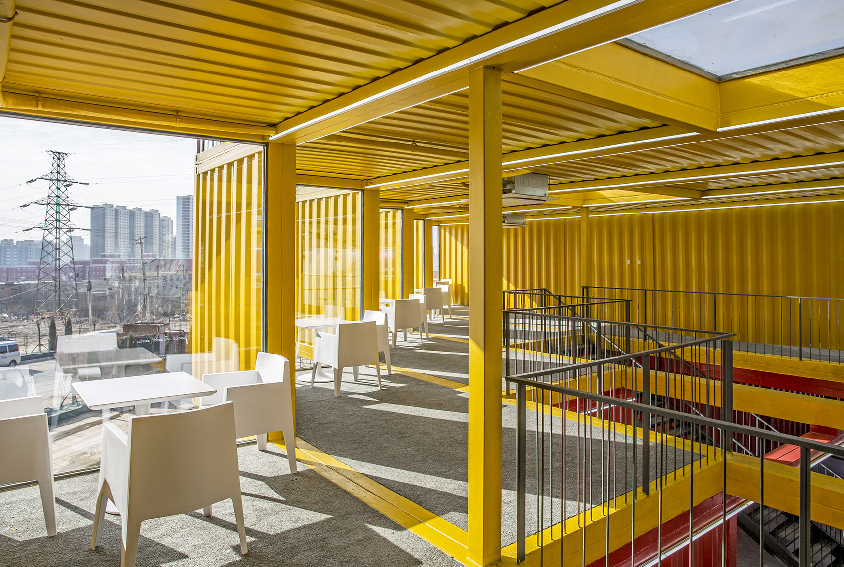 Container Stack Pavilion by People’s Architecture Office - 谷德设计网