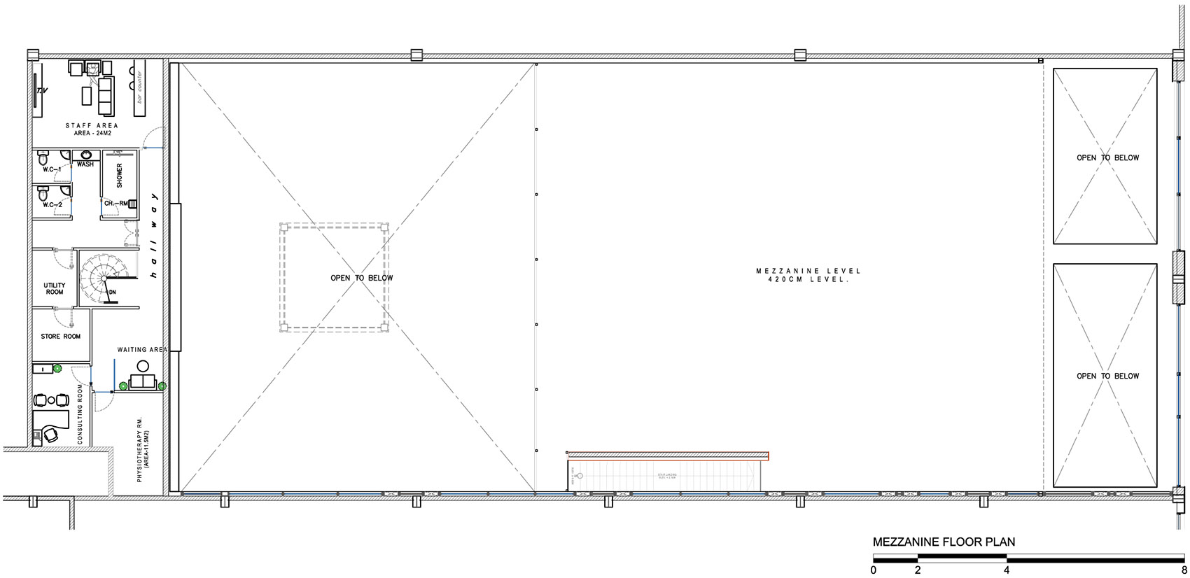 The Burrow Boxing Gym / LAB 100 - 谷德设计网
