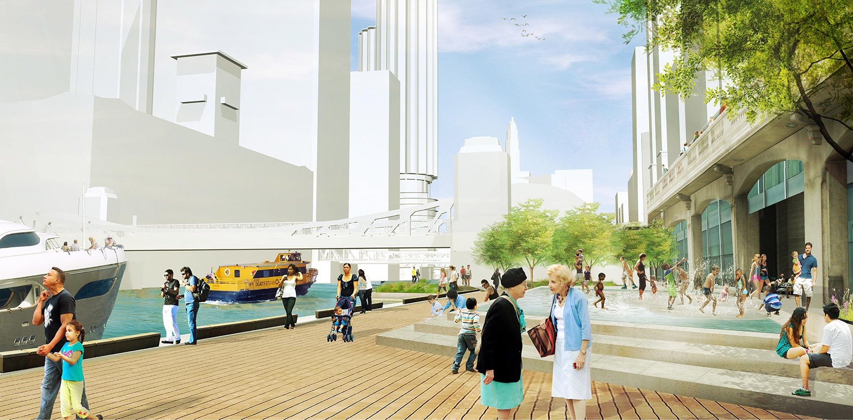 Chicago Riverwalk Expansion by Sasaki - 谷德设计网