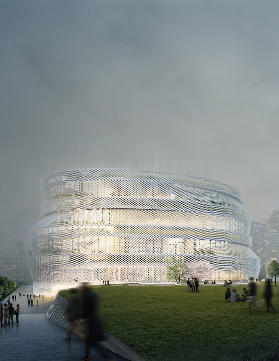 The Shanghai Library East Hall (Concept Design) / nARCHITECTS - 谷德设计网