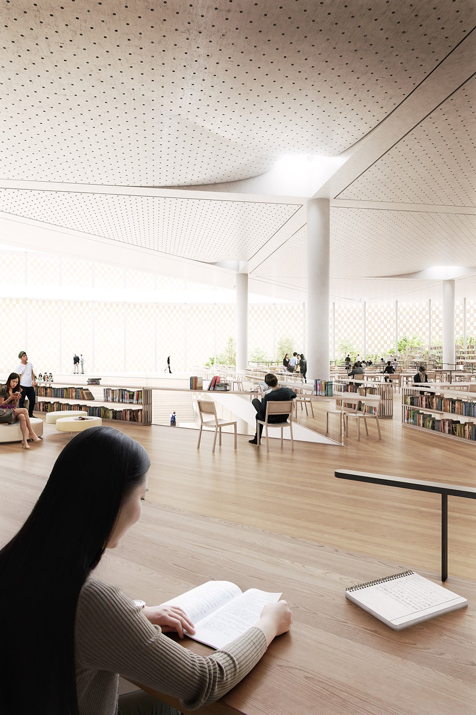 The Shanghai Library East Hall (Concept Design) / nARCHITECTS - 谷德设计网