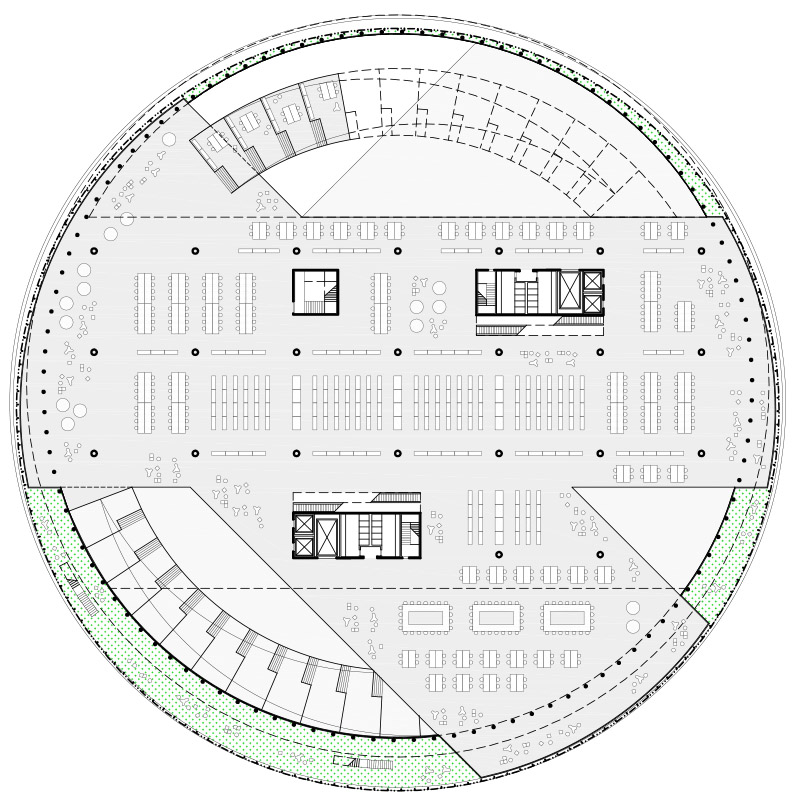 The Shanghai Library East Hall (Concept Design) / nARCHITECTS - 谷德设计网