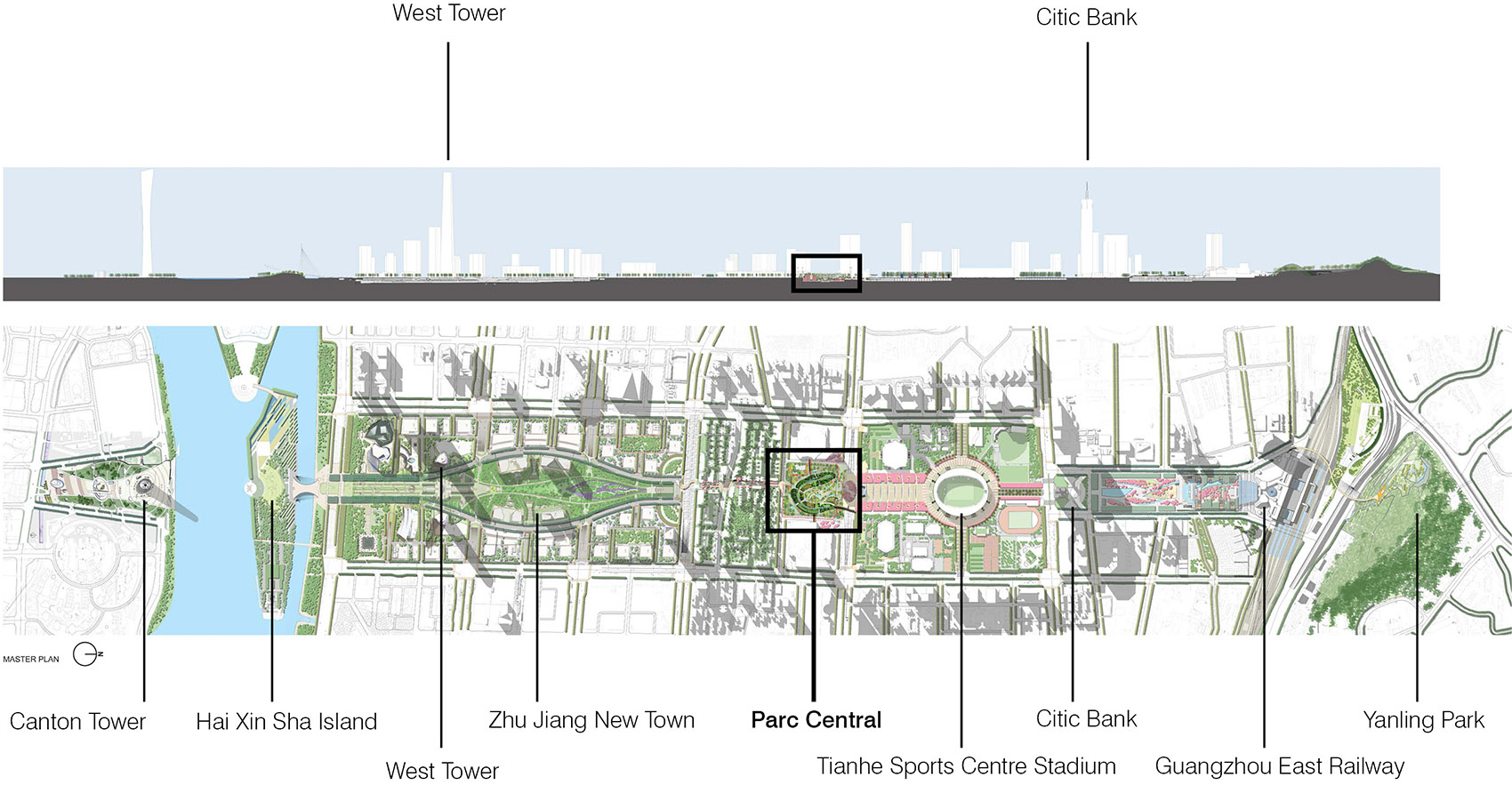 Parc Central, Guangzhou / Benoy - 谷德设计网