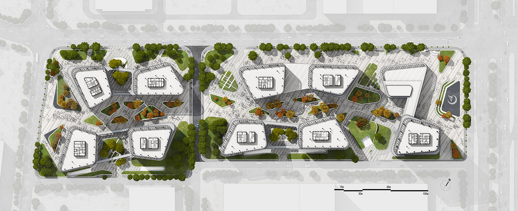 AVIC International Aviation Industry City business park by gmp - 谷德设计网