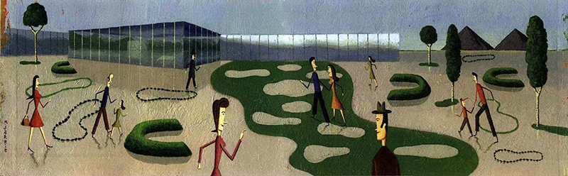 The Louvre Lens museum park by Catherine Mosbach - 谷德设计网