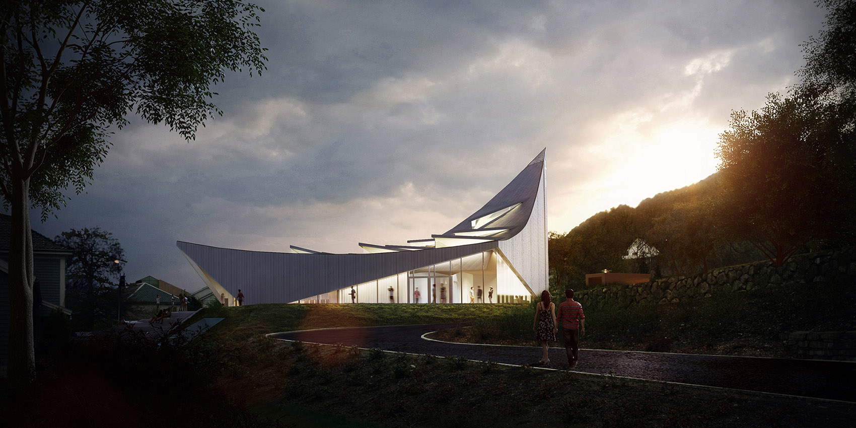 Algard Church in Norway by LINK - 谷德设计网