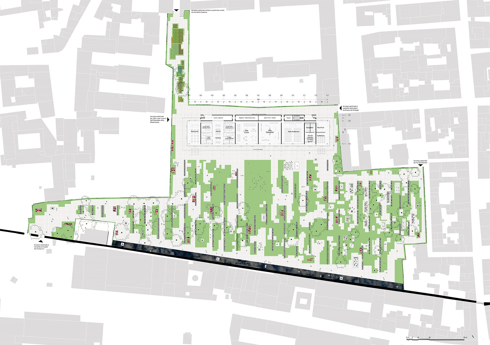 Winning Proposal for Prato Central Park by OBR Paolo Brescia and ...