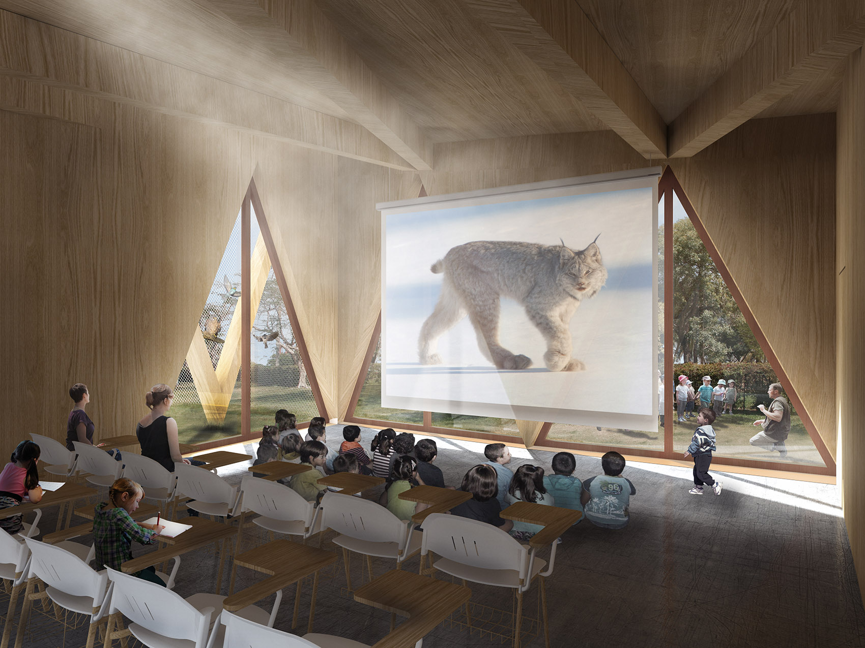 Entrance Pavilion for La Garenne Zoo, Switzerland By LOCALARCHITECTURE ...