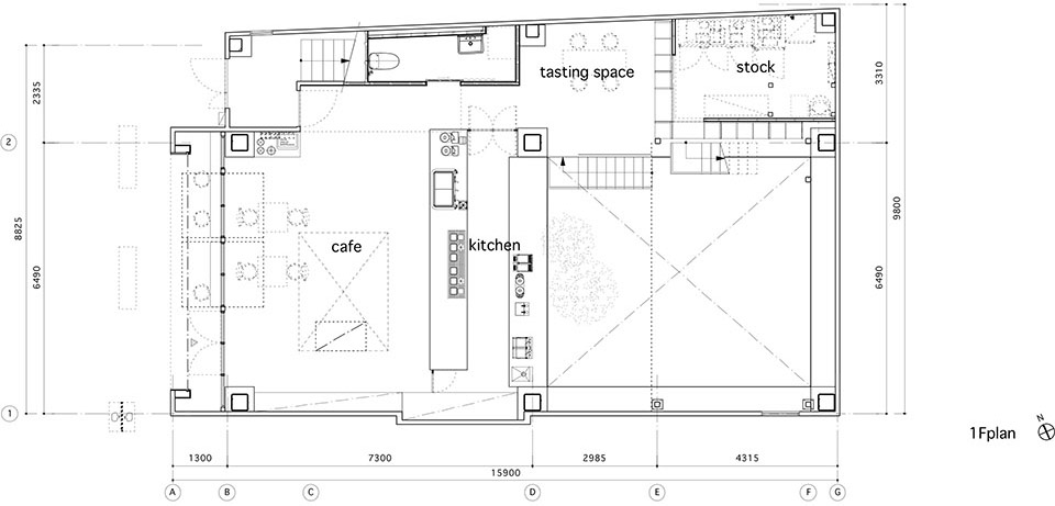 Blue Bottle Coffee NAKAMEGURO Cafe by Schemata Architects - 谷德设计网