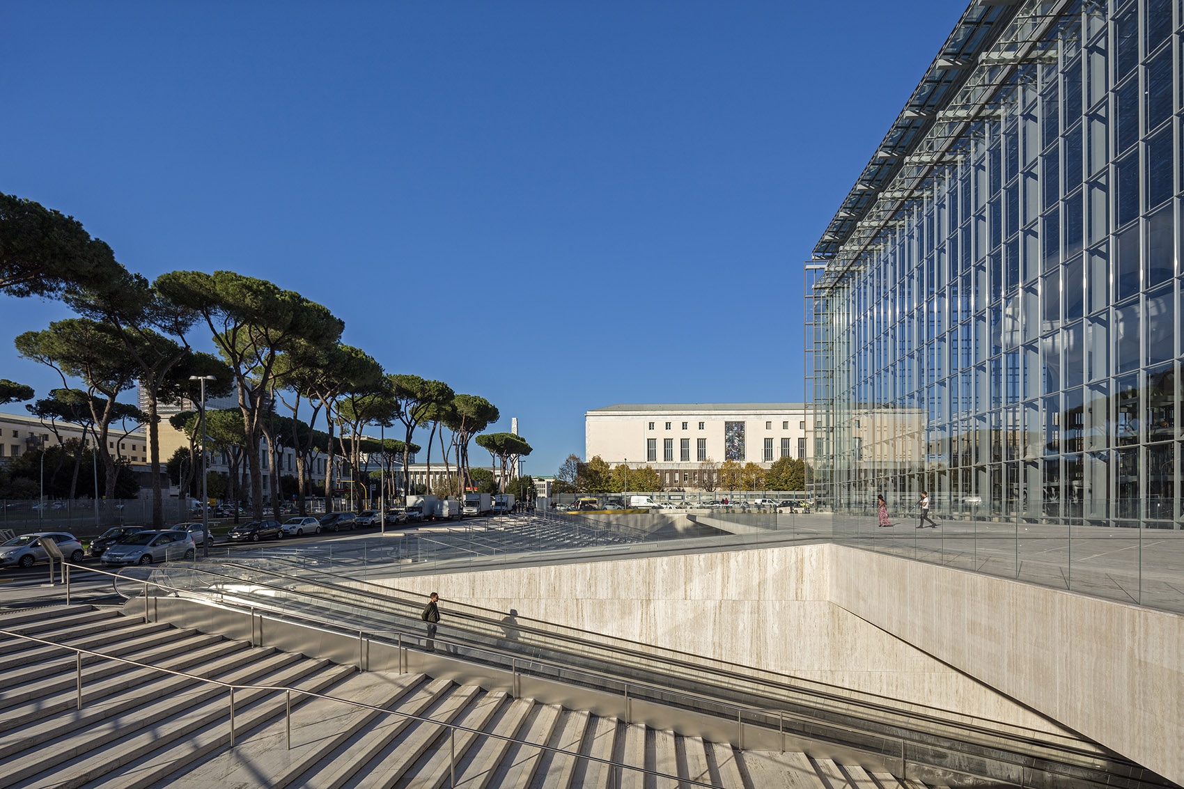 New Rome-Eur Convention Centre and Hotel “The Cloud” by Fuksas - 谷德设计网