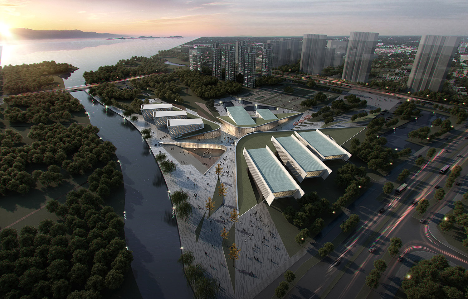 Yangzhou Li Ning Sports Park by Australia PT Design Consultants Limited ...