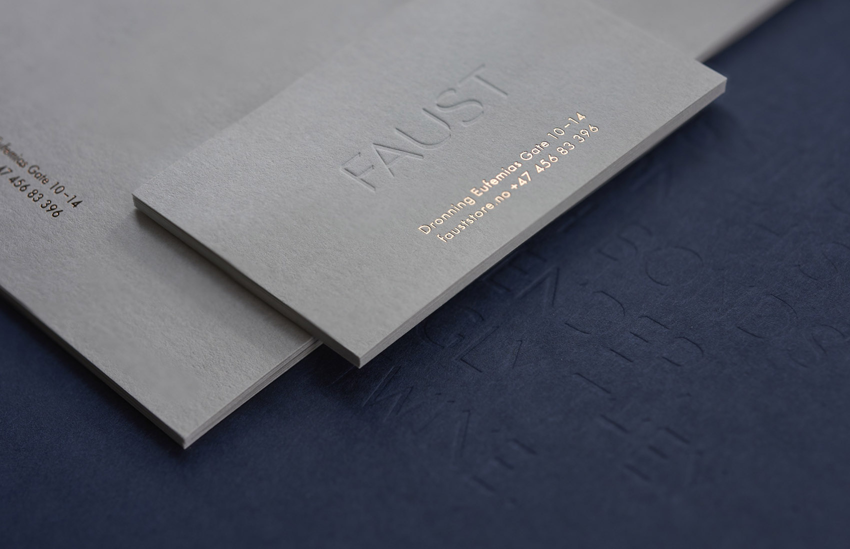 Signature store and visual identity design for Faust, Norway by ...
