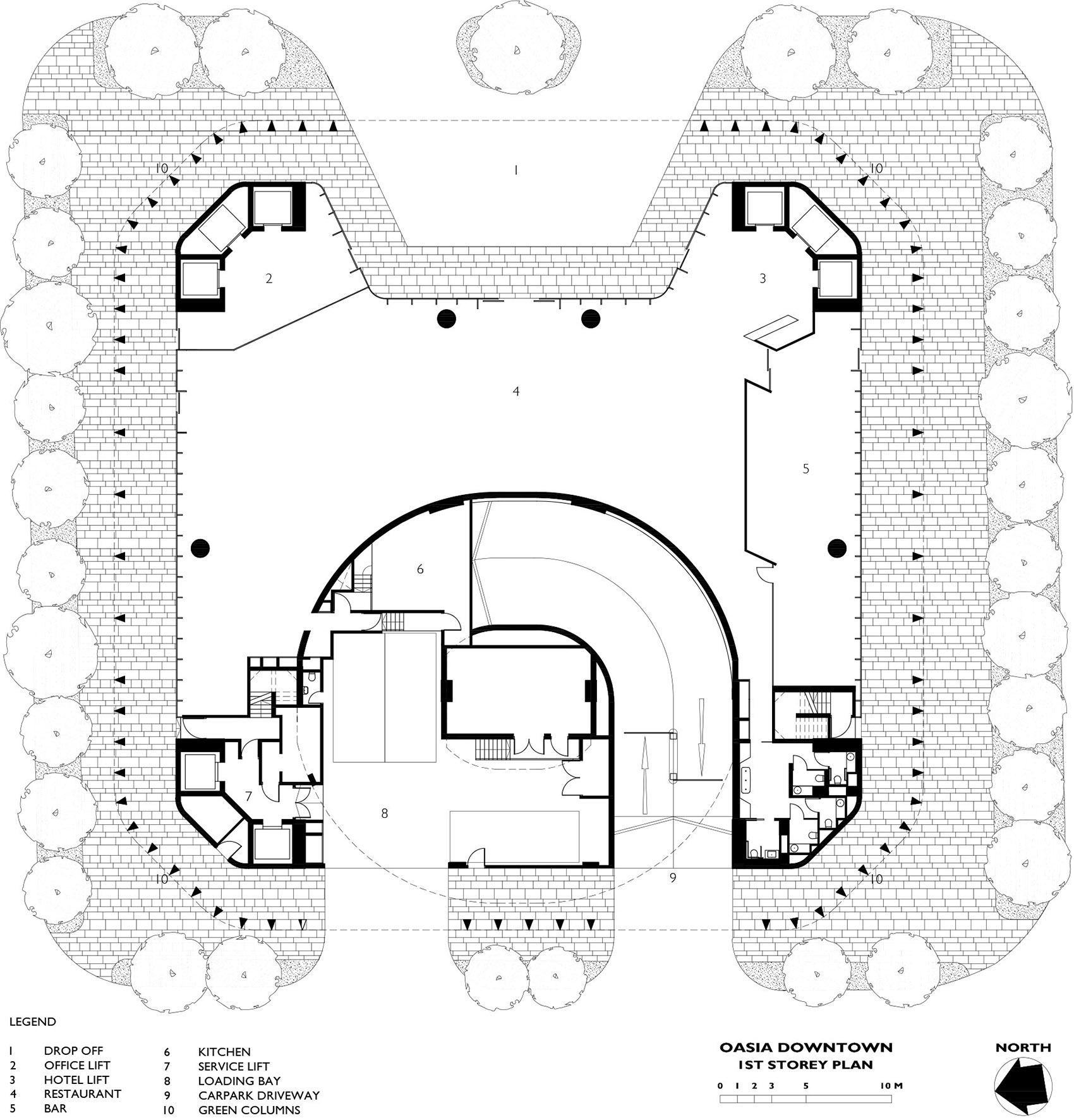Oasia Hotel Downtown, Singapore / WOHA - 谷德设计网