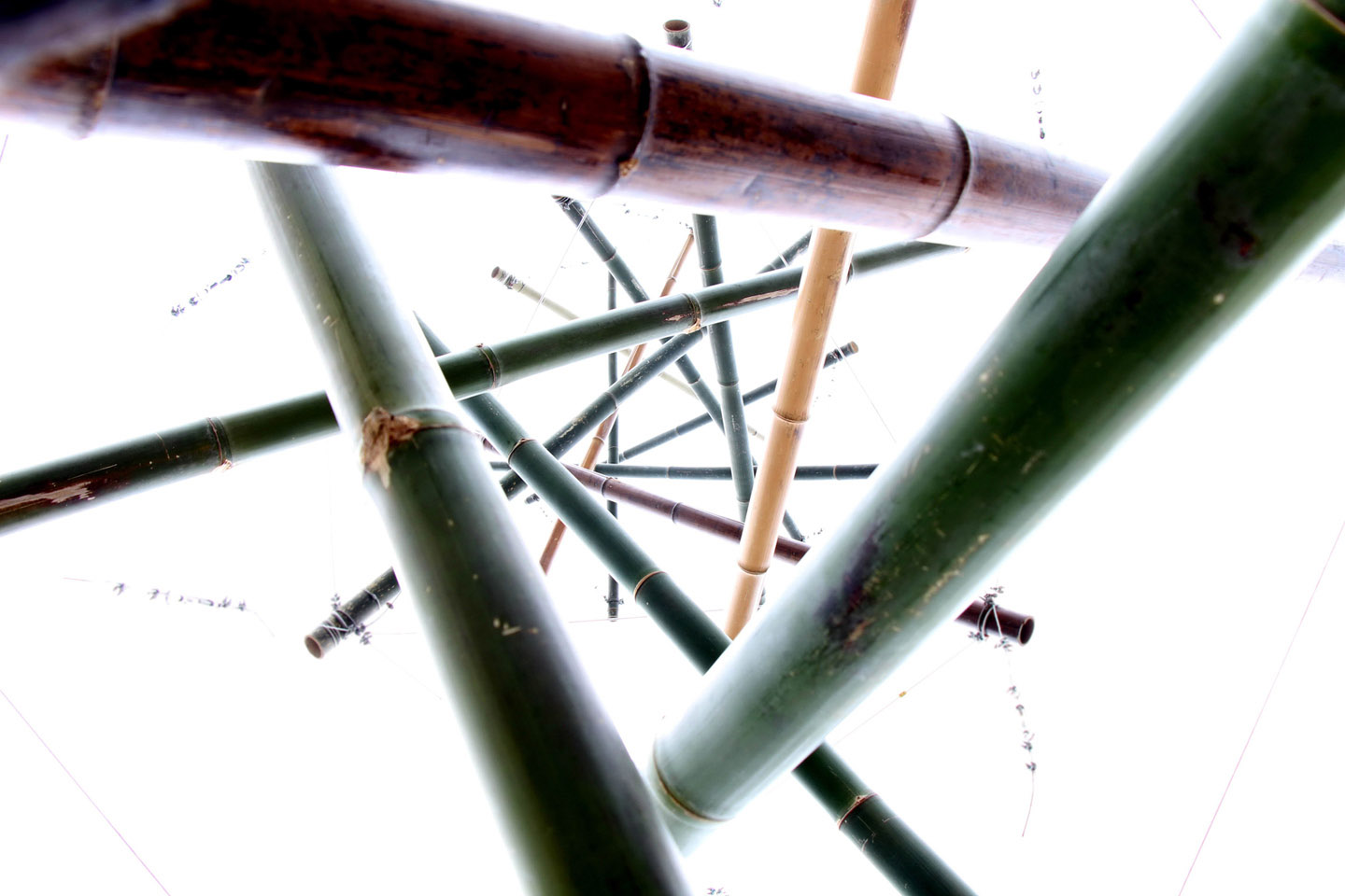 Un-gravity—A Bamboo Log Public art in Sichuan, China by Archi Bamboo Co ...