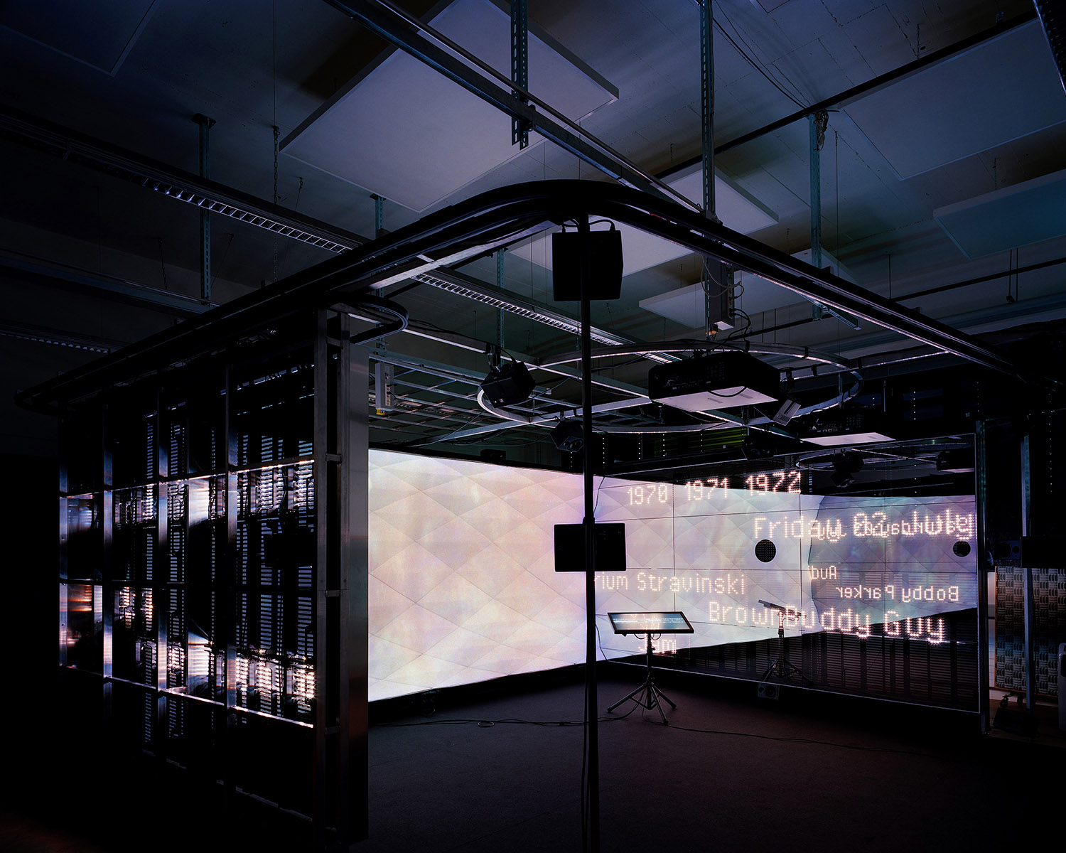 The immersive installation at Montreux Jazz Heritage Lab 2 by ALICE and ...