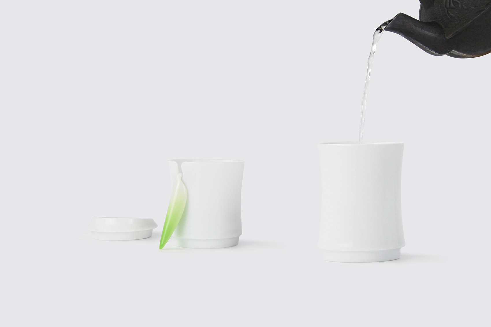 Bamboo tea set by RONG Design - 谷德设计网