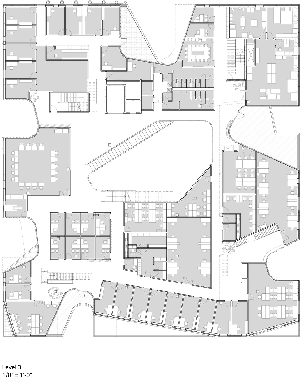 Visual Arts Building, University of Iowa by Steven Holl Architects - 谷德设计网