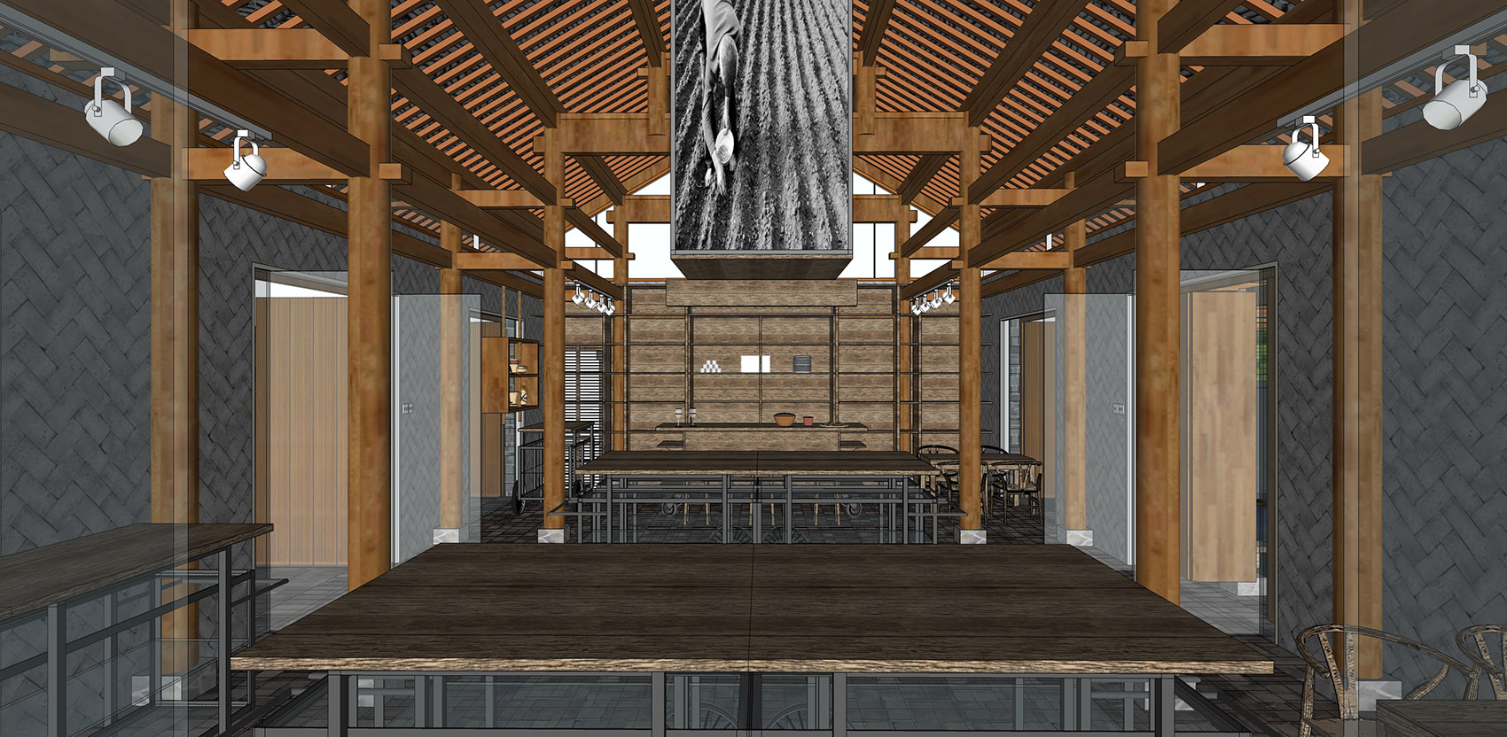 A Rural Shop at Huashu Village, Nanjing, China by Atelier Zhouling - 谷德设计网