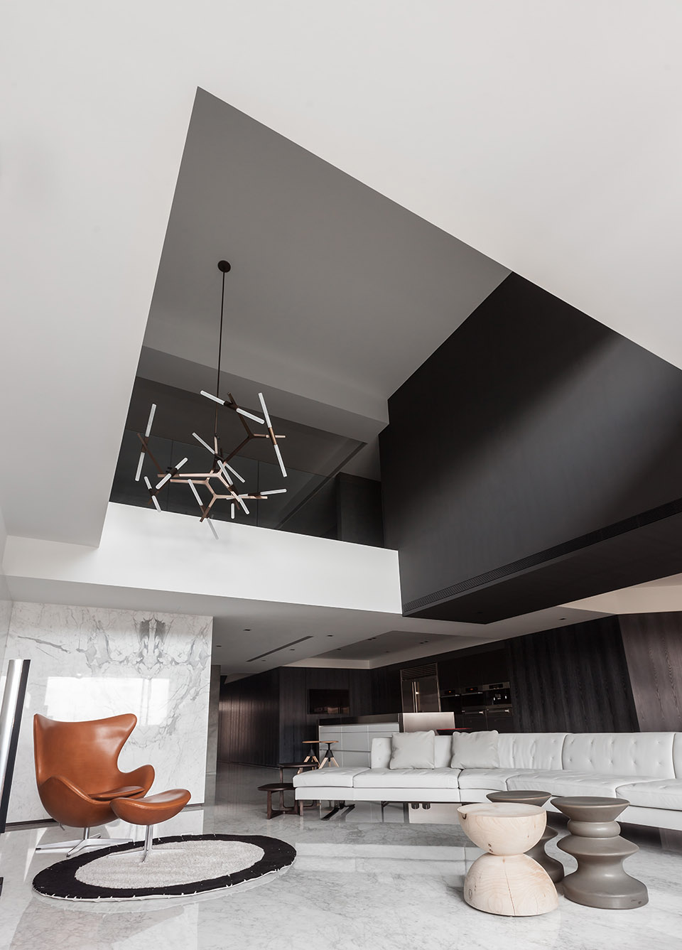 BLACK DNA – Apartment Design in Taipei by Wei Yi International Design ...