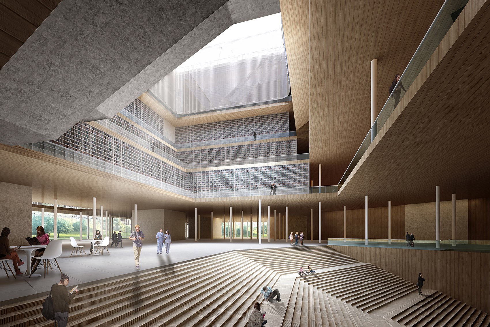 Nature Based System – Shanghai Library Pudong Branch by Atelier L+ - 谷德设计网