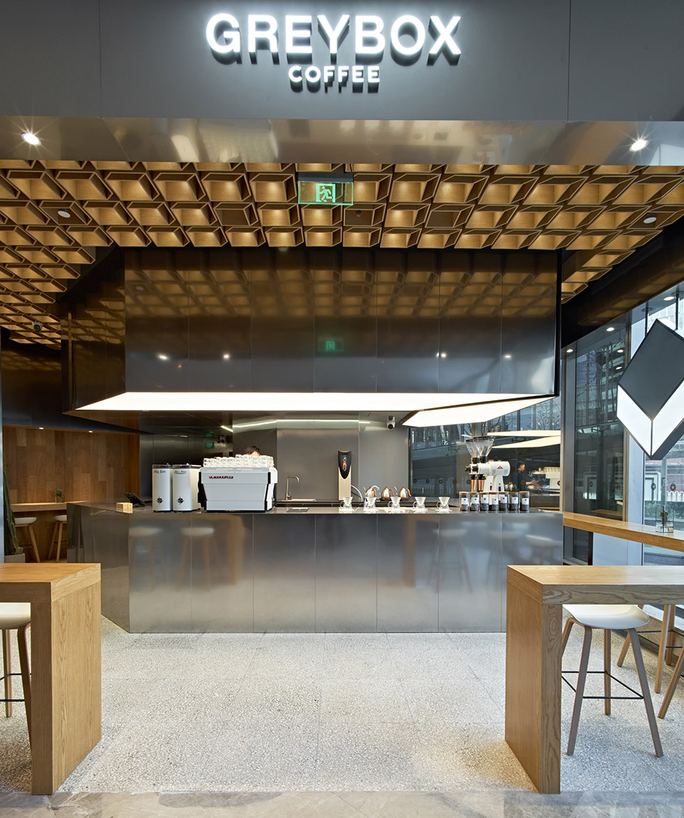 GREYBOX COFFEE in Beijing Kerry Center by Fangshi Design - 谷德设计网