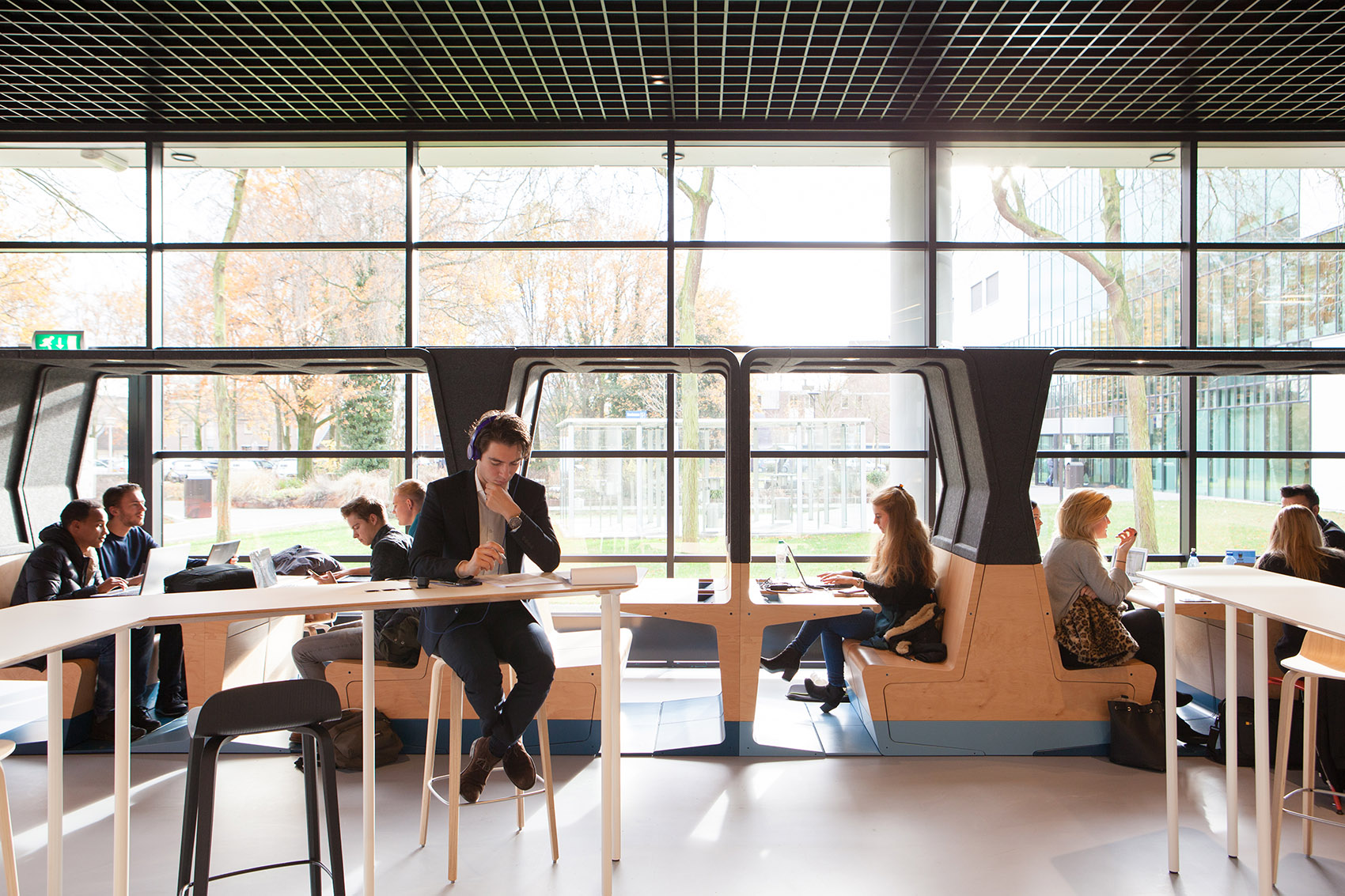 HUBB modular interior concept by Mecanoo and Gispen - 谷德设计网