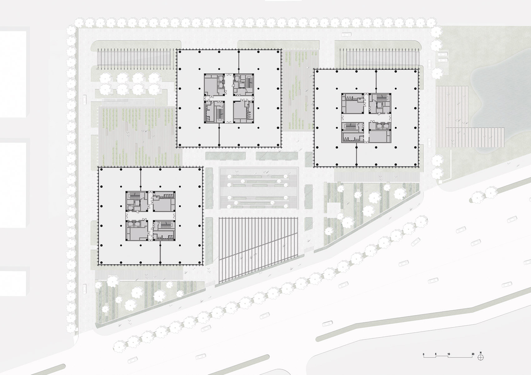 Completion of Jiaming Maple Park in Beijing, China by gmp - 谷德设计网