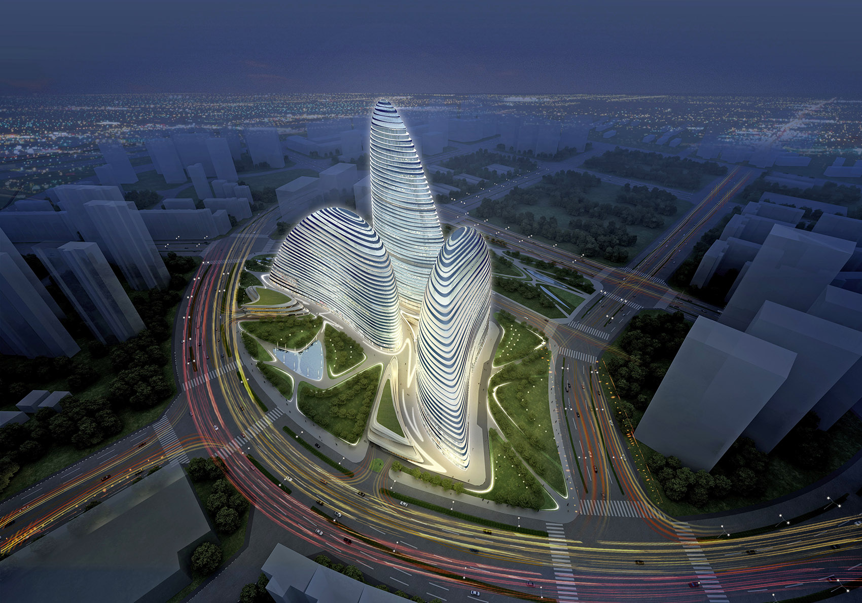 Wangjing Soho wins Zhan Tianyou Award for engineering / Zaha Hadid ...