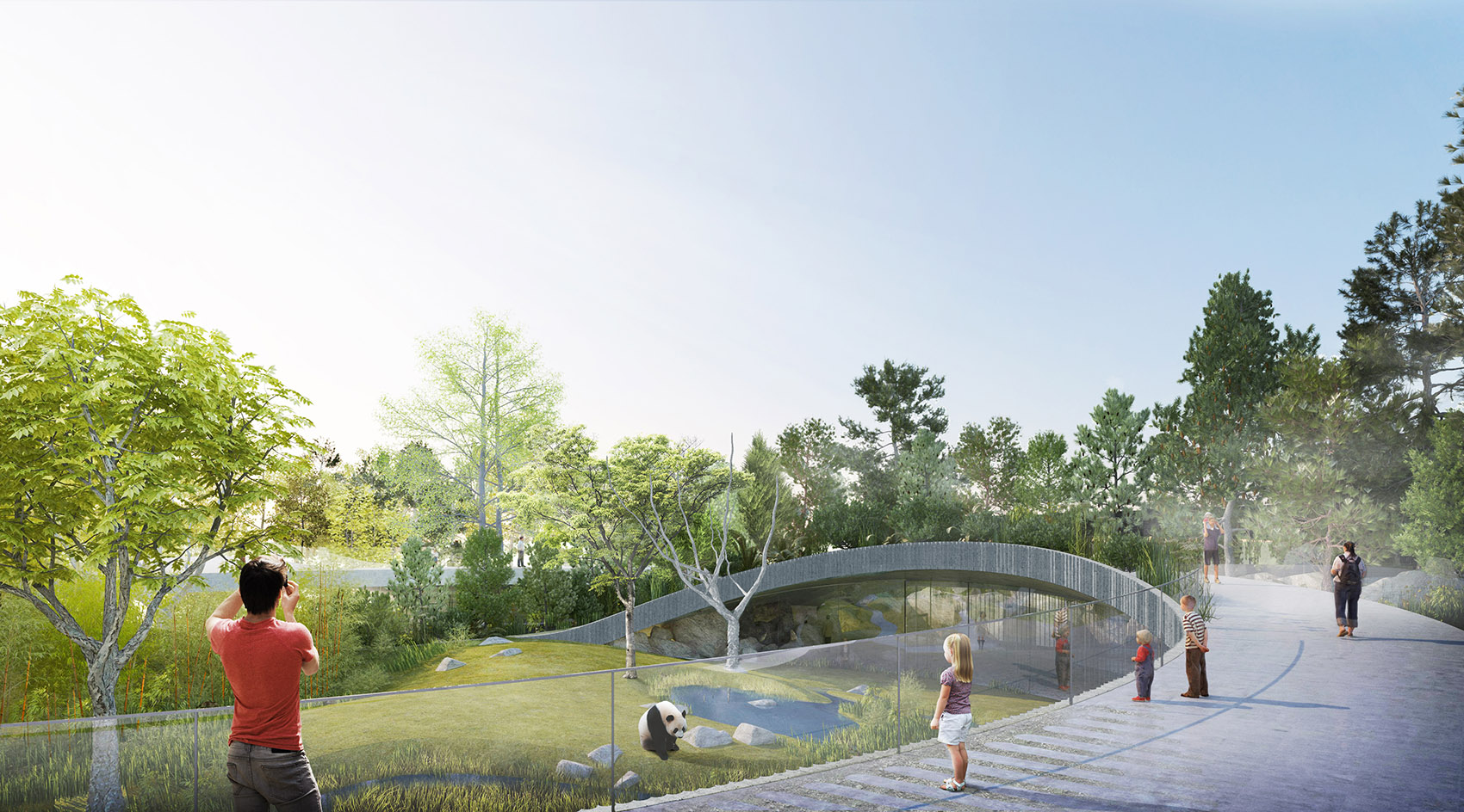 Yin and Yang-Shaped Panda House / BIG - 谷德设计网