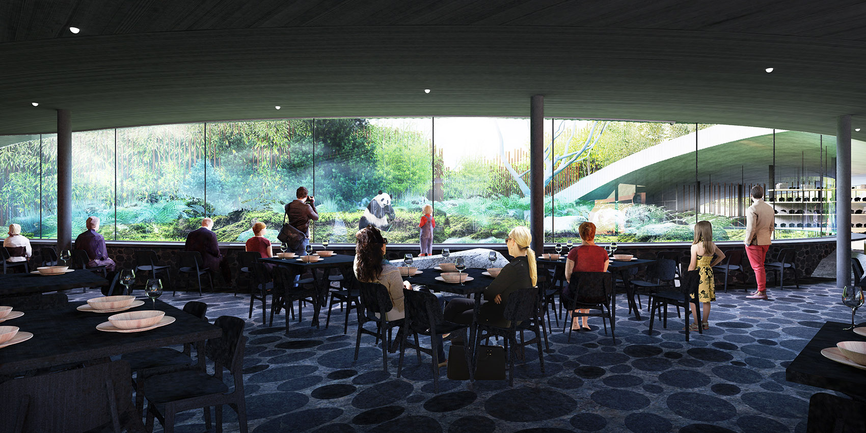 Yin and Yang-Shaped Panda House / BIG - 谷德设计网