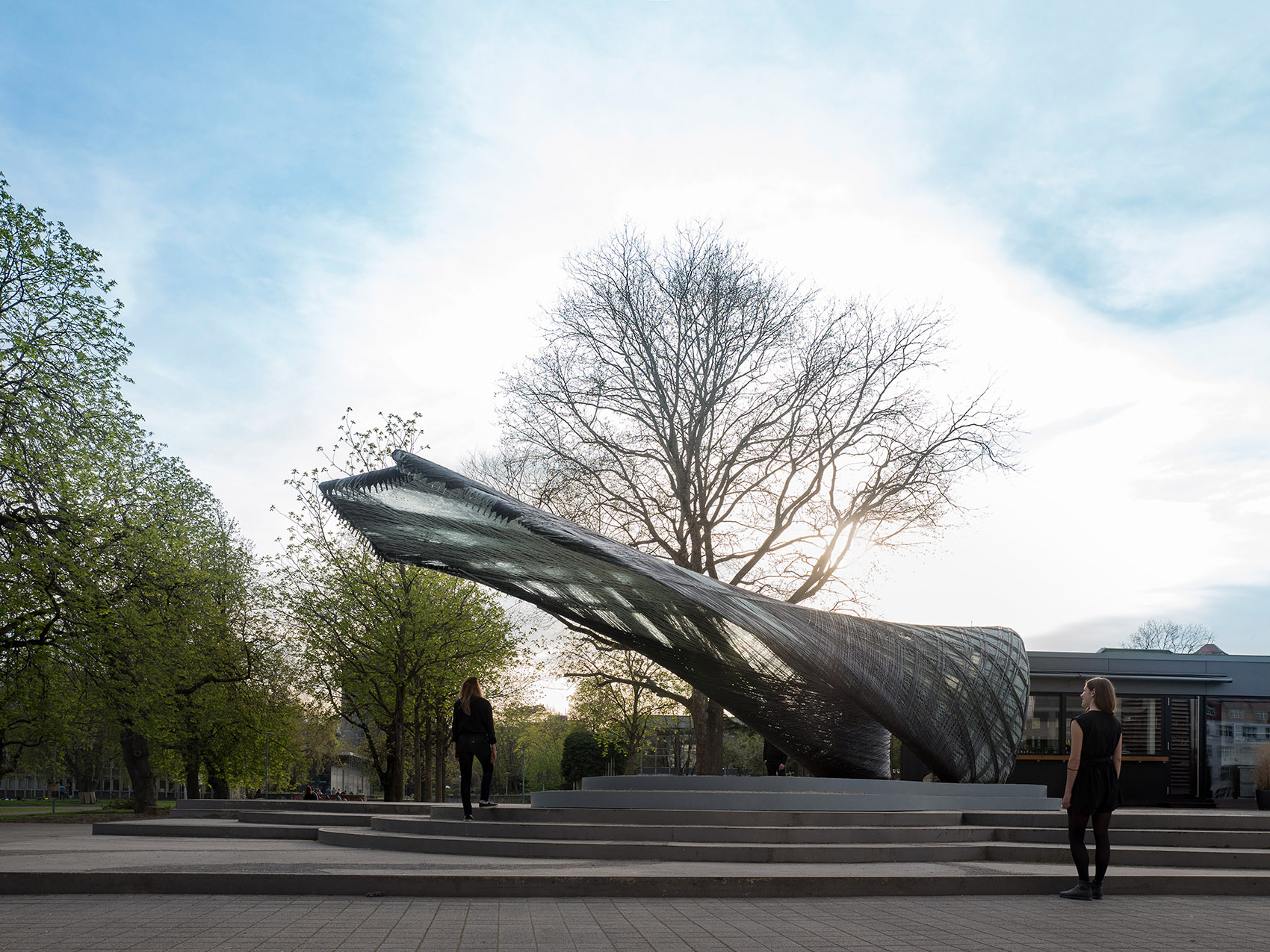 ICD/ITKE Research Pavilion 2016-17 By University of Stuttgart - 谷德设计网