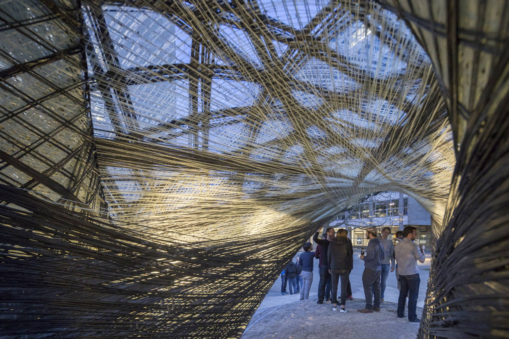 ICD/ITKE Research Pavilion 2016-17 By University of Stuttgart - 谷德设计网